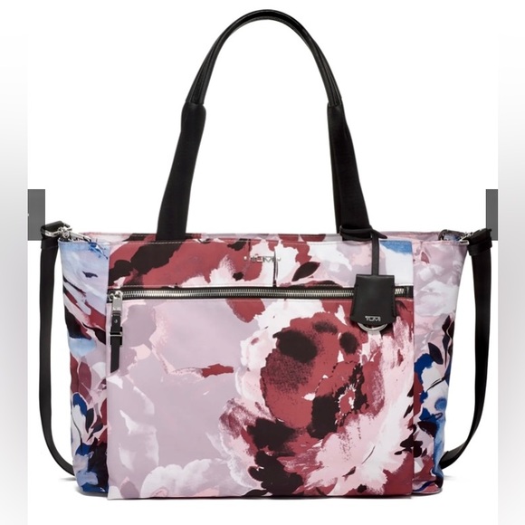 Tumi | Bags | Tumi Voyageur Mauren Abstract Floral Tote Crossbody Bag ...